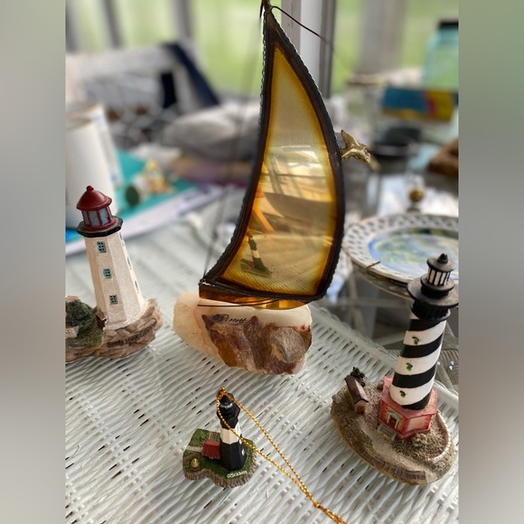 DeMott | Art | Nautical Lighthouse And Sailboat Art Set | Poshmark